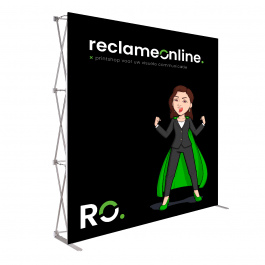 Mur pop-up droit avec velcro avec votre publicité? | ReclameOnline.be