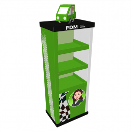 Parametric free standing display with car online order!
